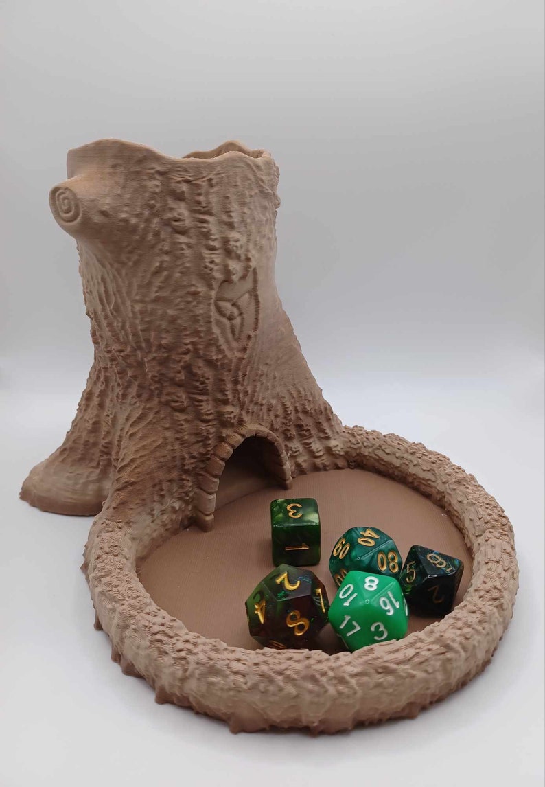 Druidic Tree Dice Tower for Dungeons and Dragons, Pathfinder, and Other ...