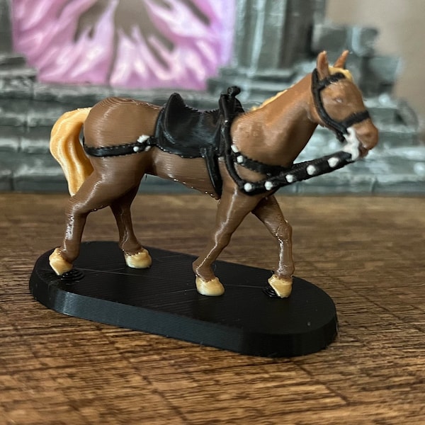 Dnd Riding Horse Miniature - Etsy