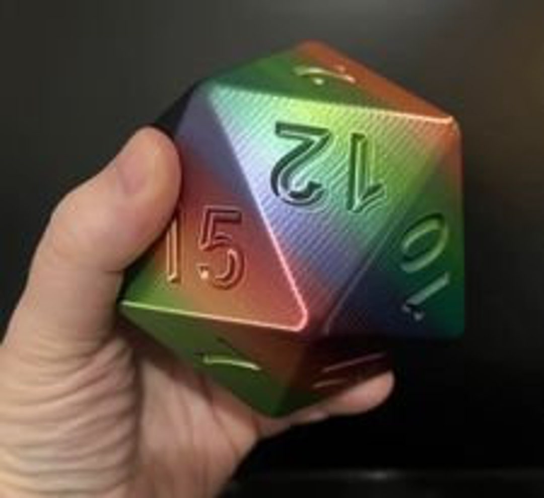 Large D20 Dice Dungeons & Dragons, Pathfinder, Tabletop Roleplaying - Etsy