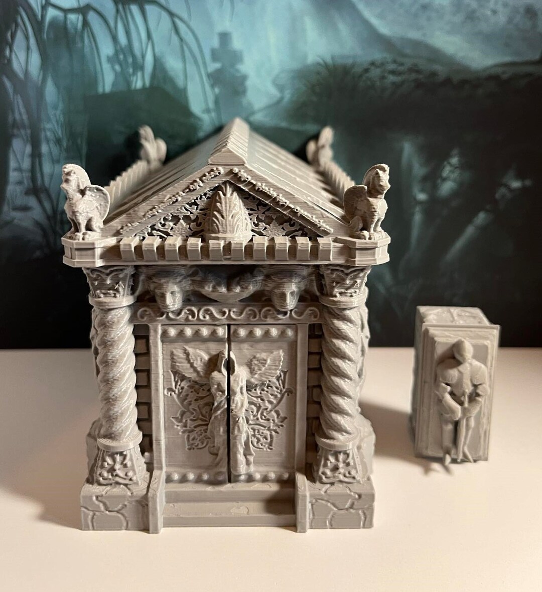 Tomb and Sarcophagus Dungeons and Dragons, Pathfinder, Terrain - Etsy