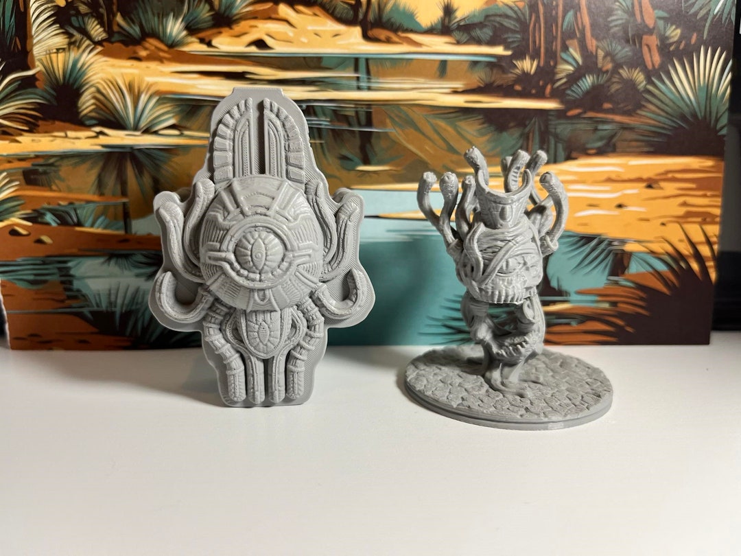 Undead Beholder and Sarcophagus 32mm Dungeons and Dragons, Pathfinder ...