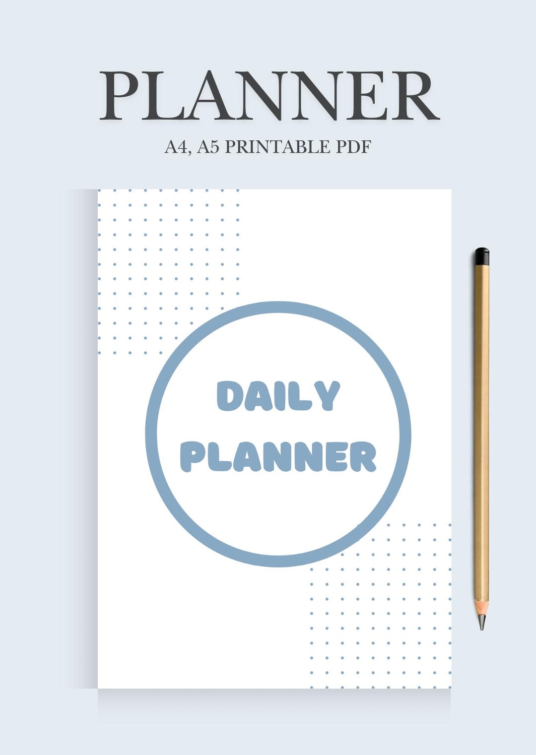 Adhd-friendly Planner Set | A4 A5 Bundle – Daily, Weekly, Trackers ...