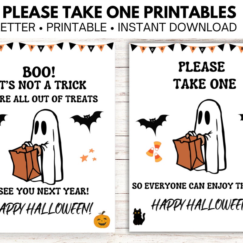 Take One Candy Sign - Etsy