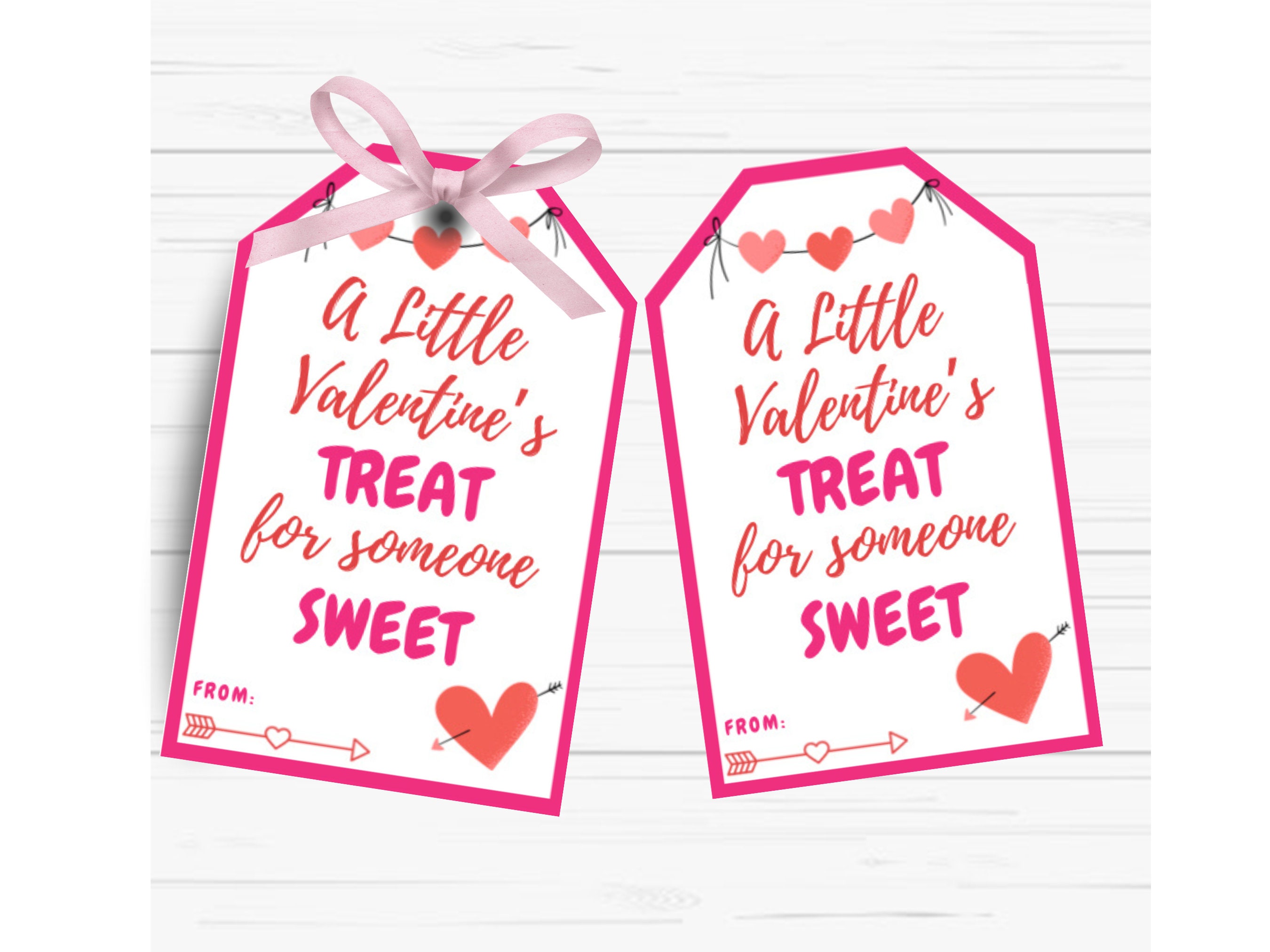 Valentines Day Gift Tags. Gift Tags for Valentine's Day. Printable PDF ...