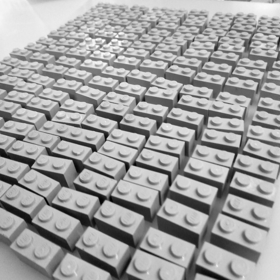 VINTAGE Lego 200 Pieces Part 3004 Light Bluish Gray Two Studs Brick ...