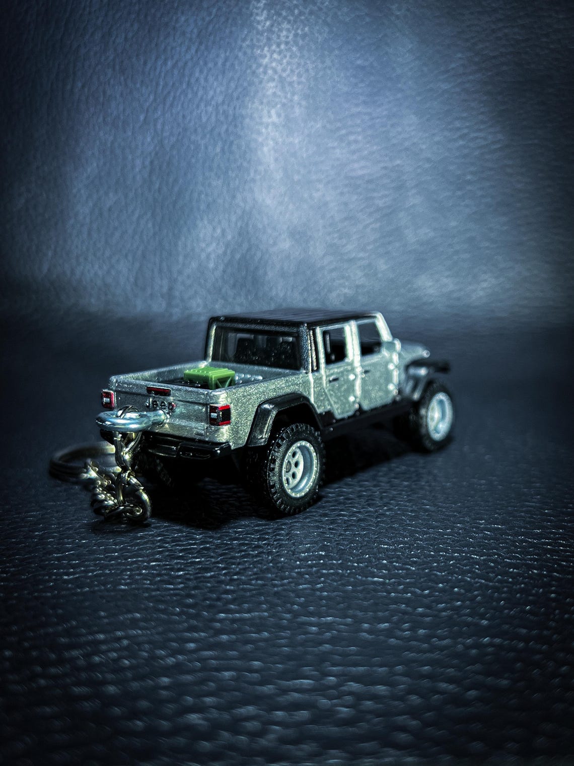 Jeep Wrangler Rubicon Keychain: Grey Diecast Car Gift - Etsy