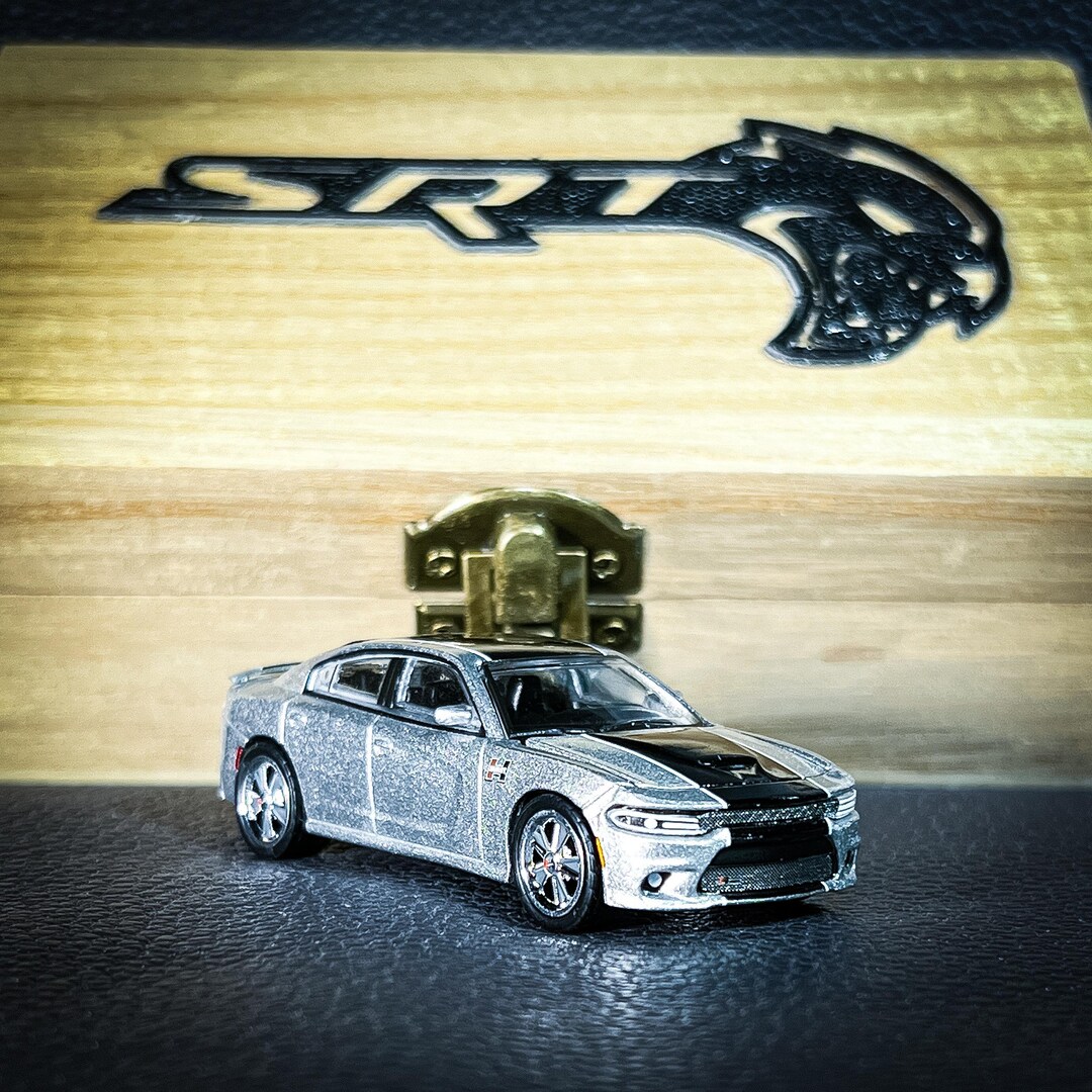 Premium Diecast Dodge Charger SRT Hellcat Silver Keychain - Etsy