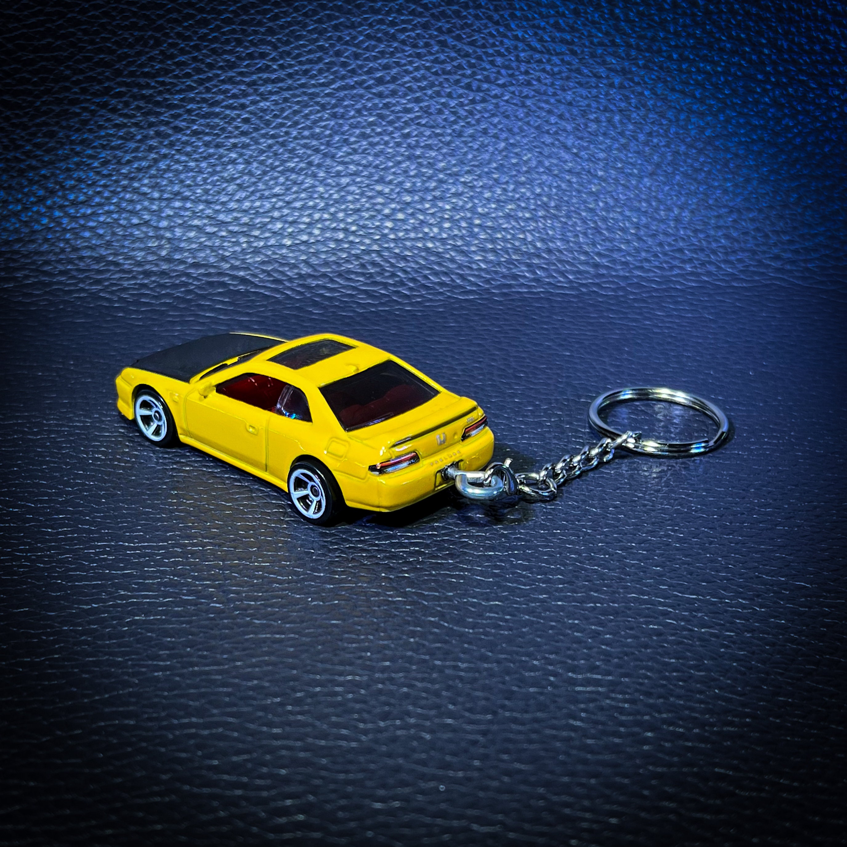 RARE Honda Prelude JDM Yellow Keychain With Clasp and Medium Key Ring ...