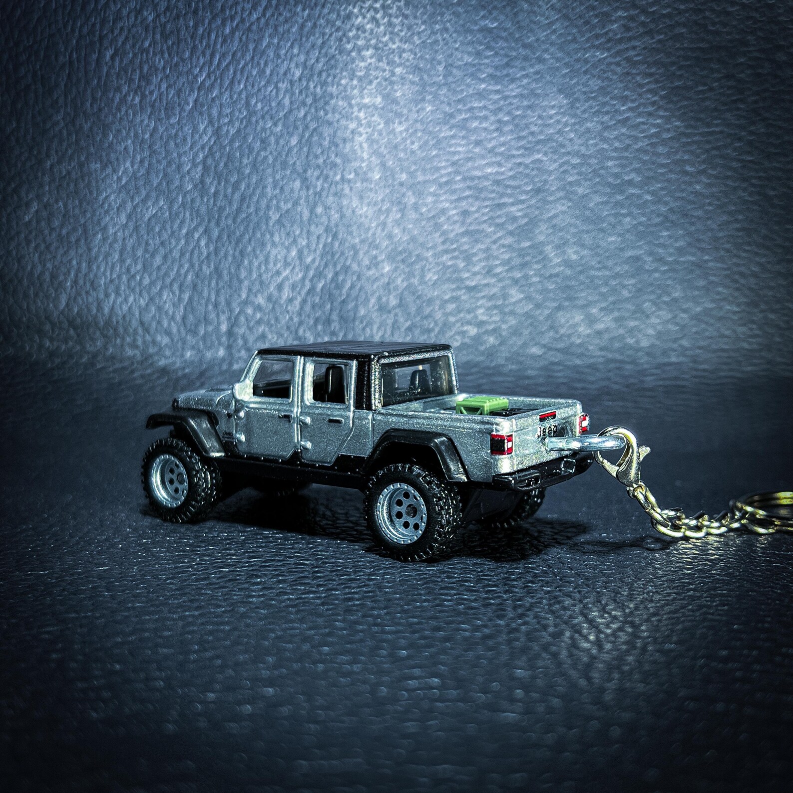 Jeep Wrangler Rubicon Keychain: Grey Diecast Car Gift - Etsy
