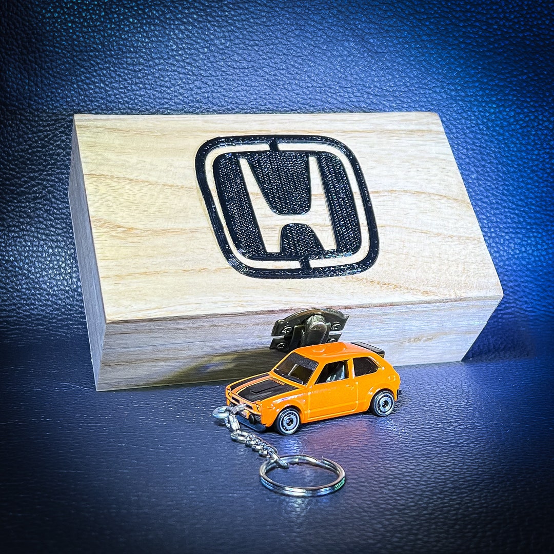 CLASSIC Honda Civic Type R JDM Orange Keychain Stocking - Etsy
