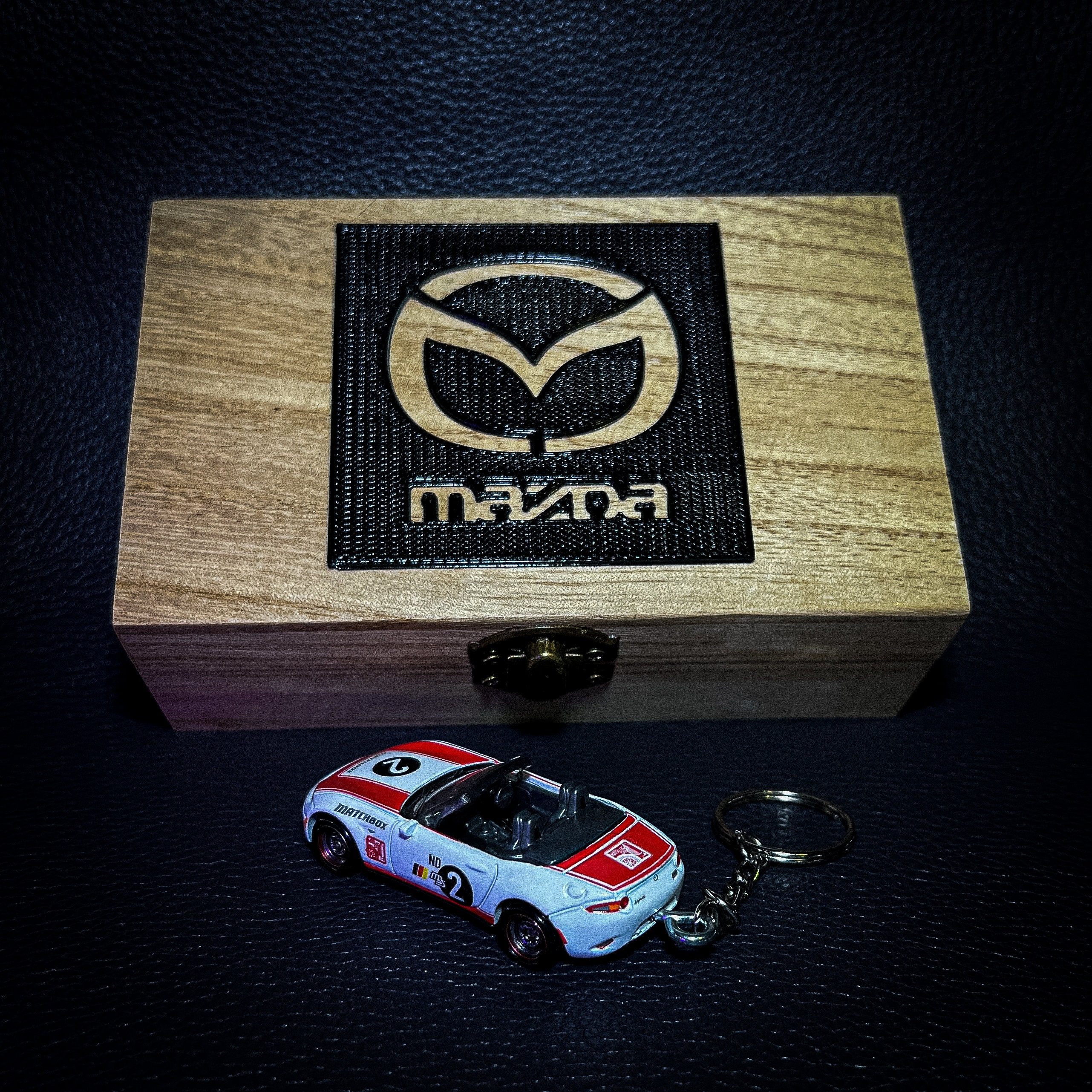 Premium Diecast Mazda MX5 Miata JDM White Livery Keychain - Etsy