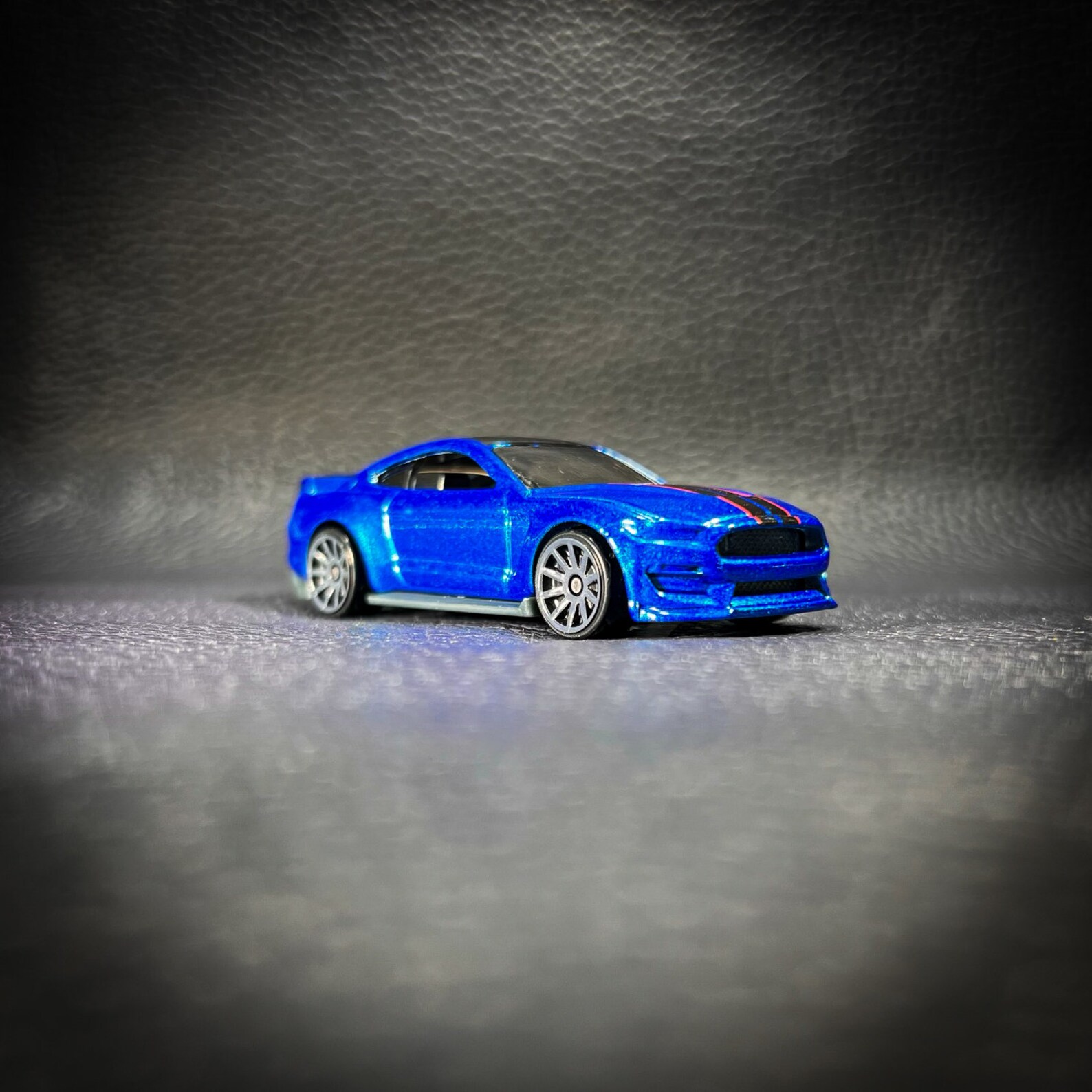 MODERN Ford Mustang Cobra GT350 Blue Keychain Birthday Anniversary Gift ...