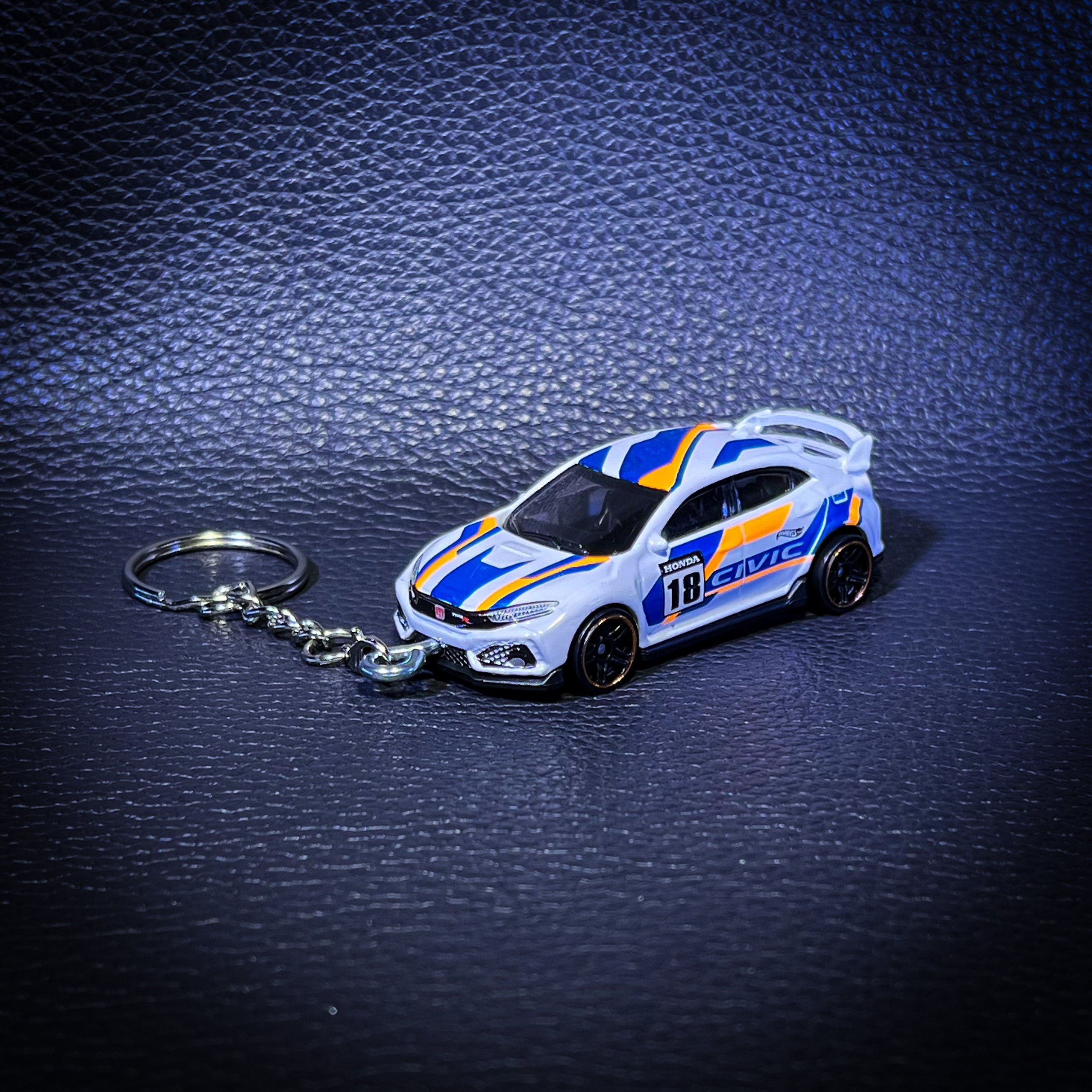 RARE Honda Civic Type R JDM White Keychain Stocking Stuffer or White ...