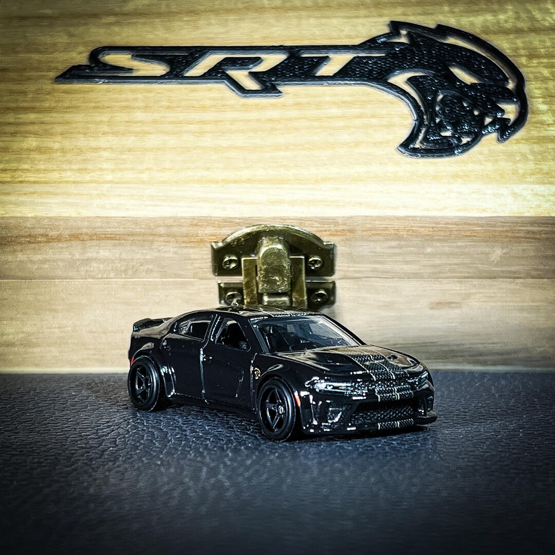 Premium Diecast Dodge Charger SRT Hellcat Black Keychain - Etsy