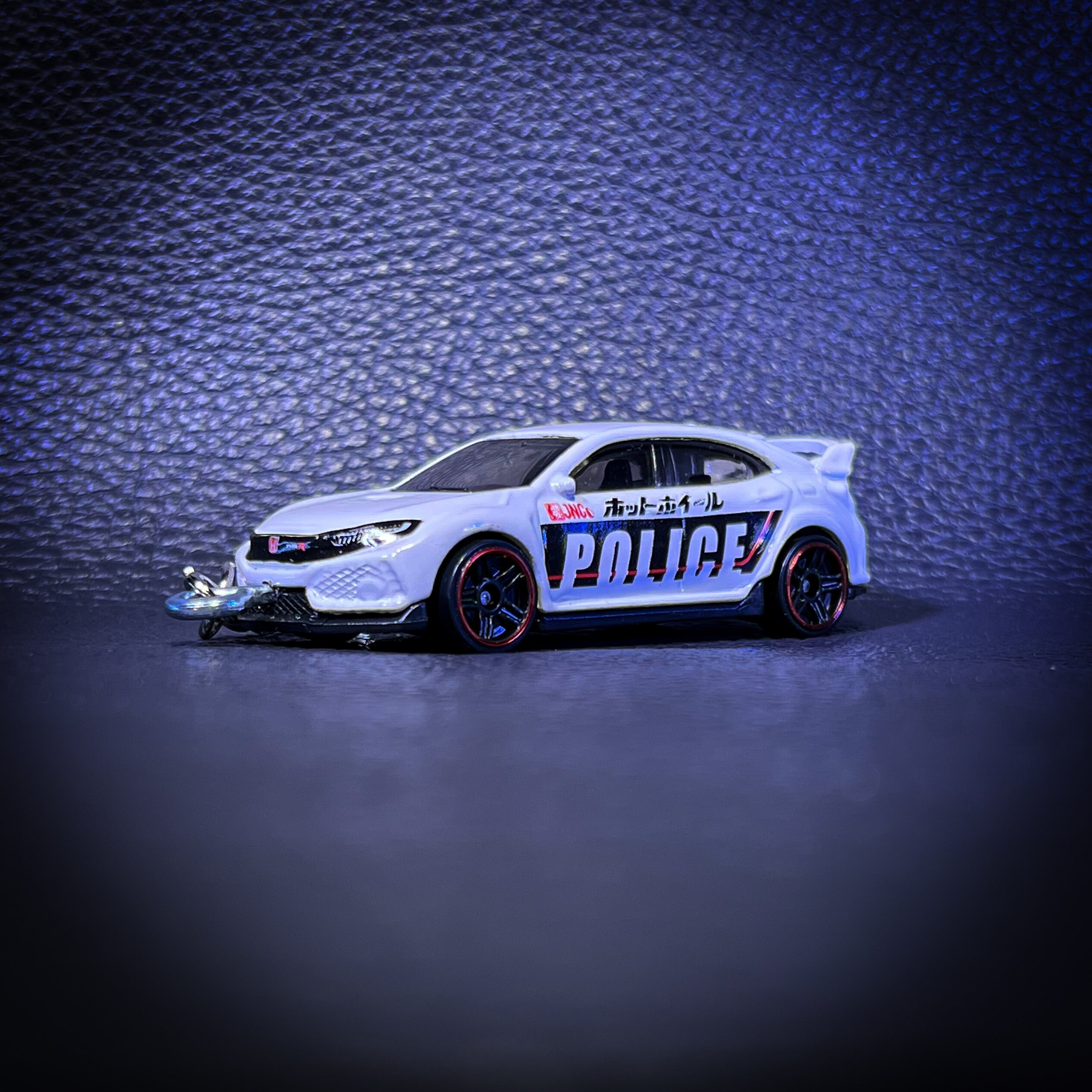 MODERN Honda Civic Police Car JDM White Keychain Valentine's Day Gift ...
