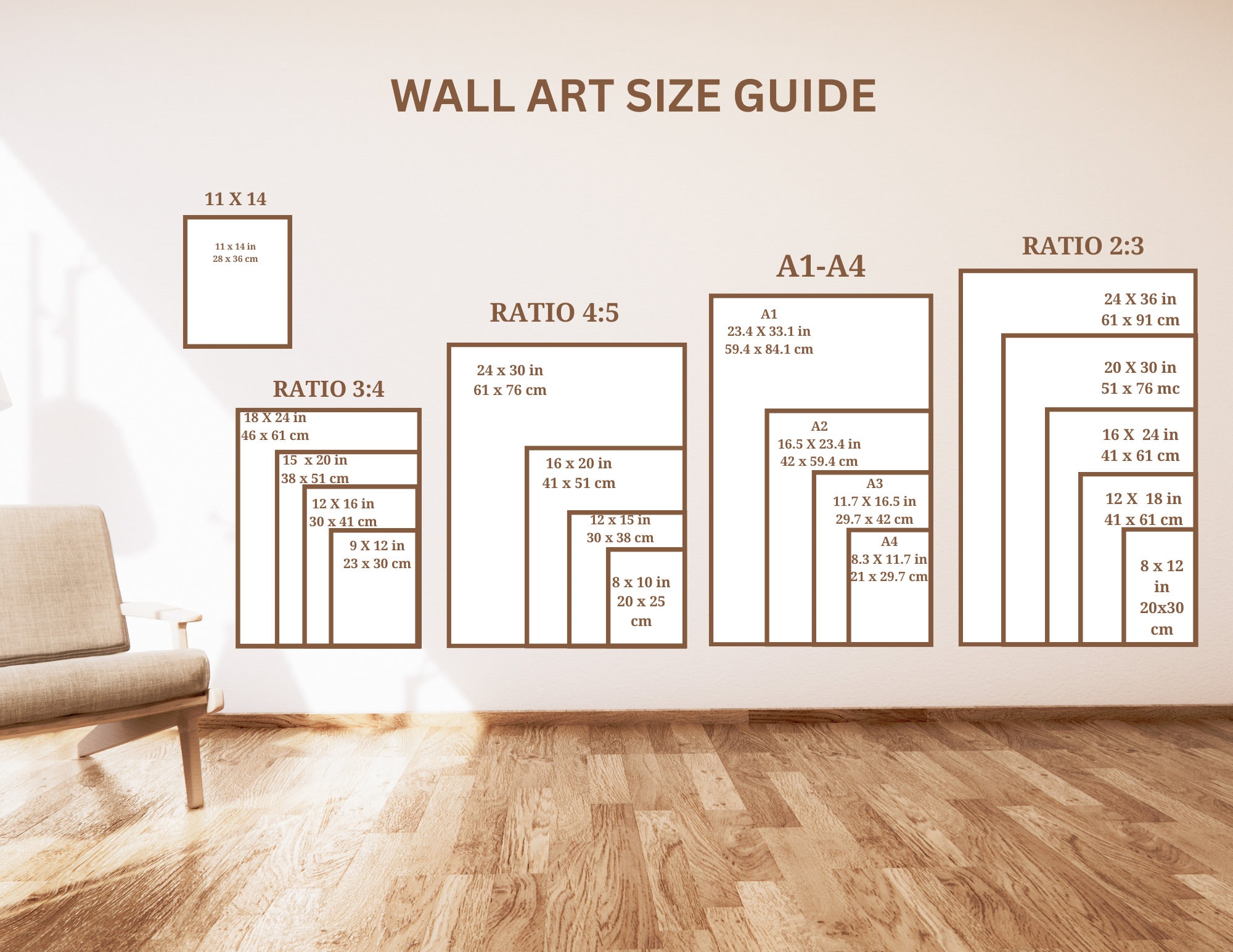 Wall Art Size Guide Most Popular Print Sizes JPG for Shop Image for Print Shop Sale Shop ...