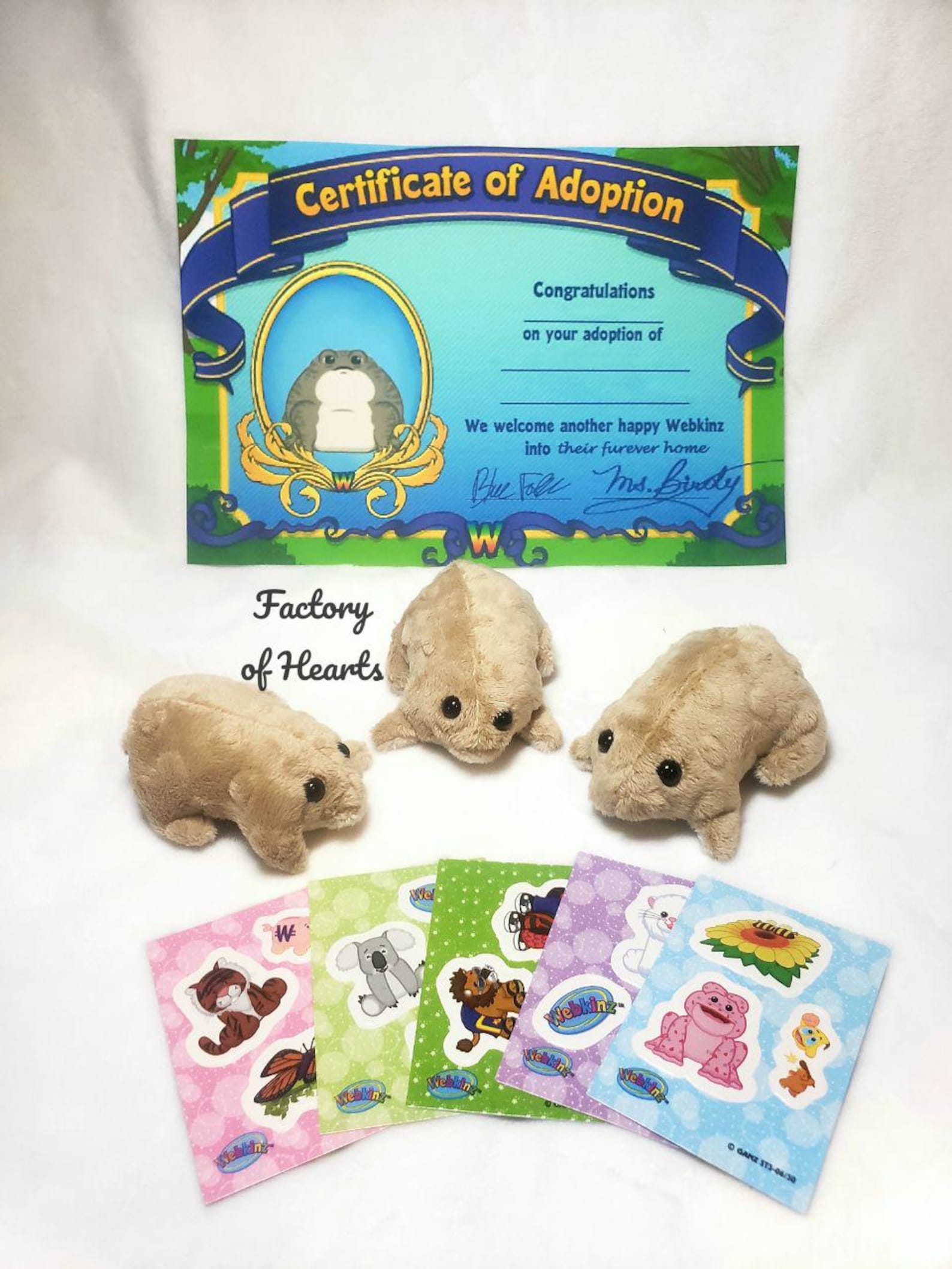 Webkinz Classic Handmade Custom Desert Rain Frog WITH CODE ~multiple ...