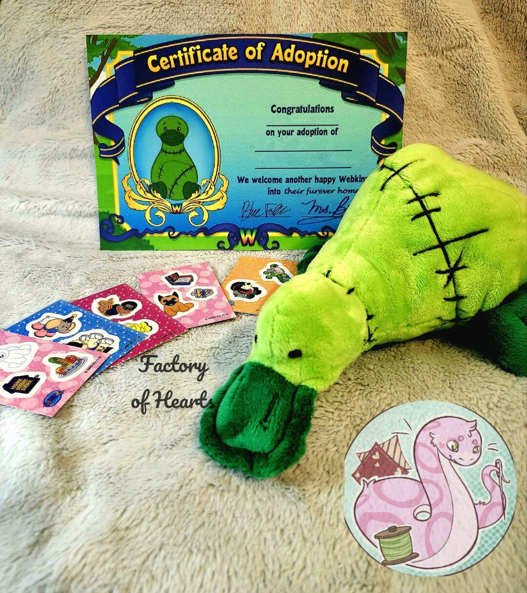 PRE-ORDER Webkinz Halloween Handmade Zombie Undead Google Regular Sized ...
