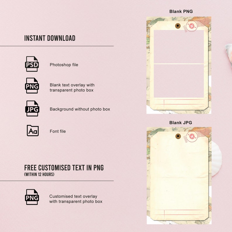 Travel Photo Booth Destination 4R Template Wedding Photobooth 4x6 Map ...