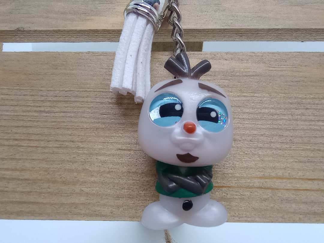 Doorables Olaf as Flynn Rider Keychain - Etsy