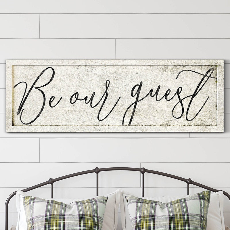 Be Our Guest Sign - Etsy