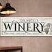Personalized Winery Sign With Name, Wine Bar Wall Decor, Wine House ...