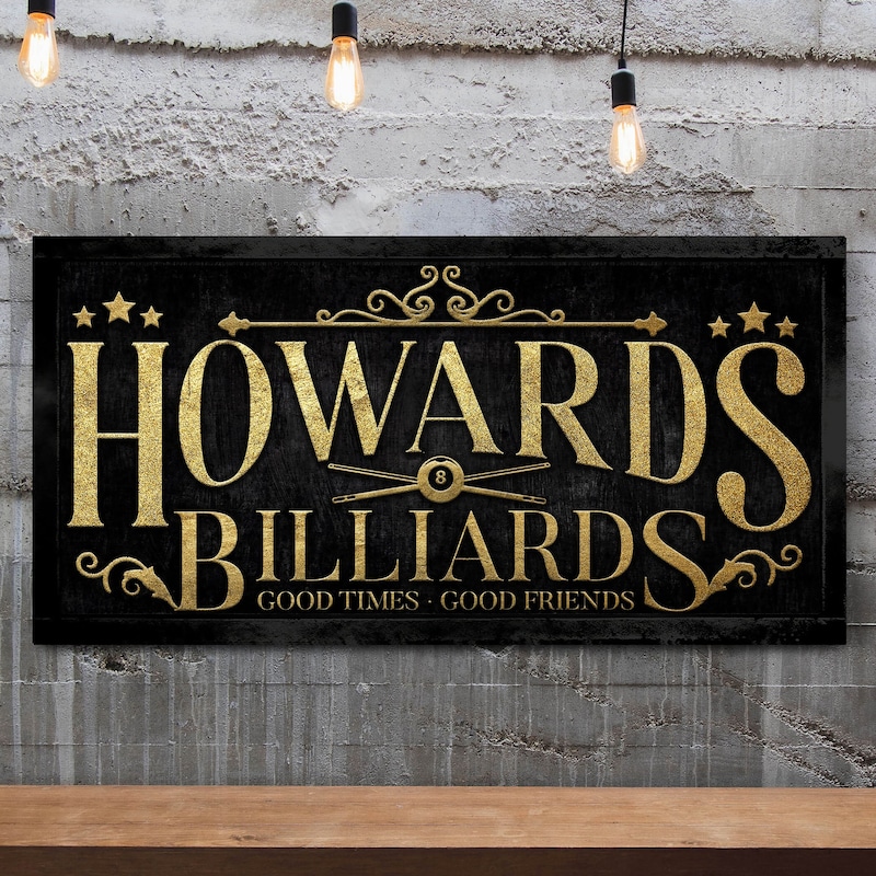 Billiard Sign - Etsy