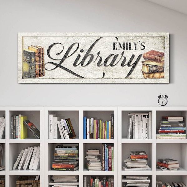 Library Decor - Etsy