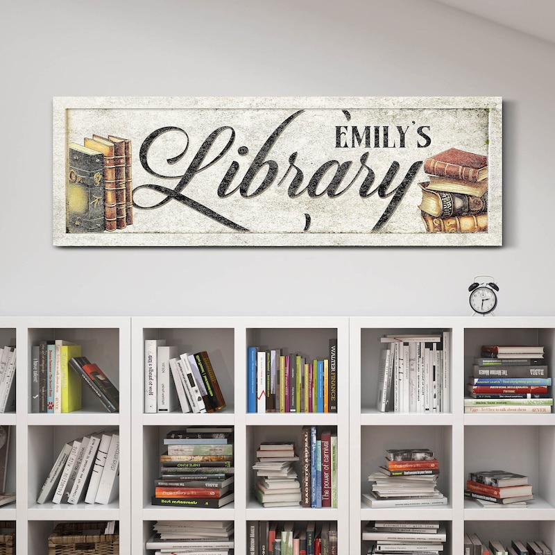Library Decor - Etsy
