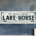 Personalized Lake House Sign, Custom Lake House Decor, Family Lake Life ...