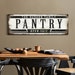 Personalized Pantry Sign, Kitchen Wall Decor, Vintage Pantry Sign ...