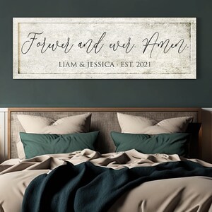 Custom Forever and Ever Sign, Bible Verse Sign Religious Text Decor ...