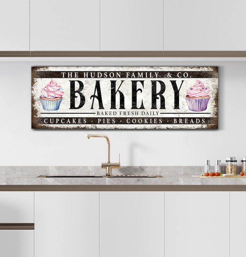 Personalized Bakery Sign, Custom Bakery Sign, Bake Shop Sign, Custom ...