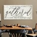 Personalized the Gathering Place Sign, Personalized Gather Wall Art ...
