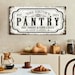 Custom Family Pantry Sign, Personalized Pantry Sign, Kitchen Wall Decor ...