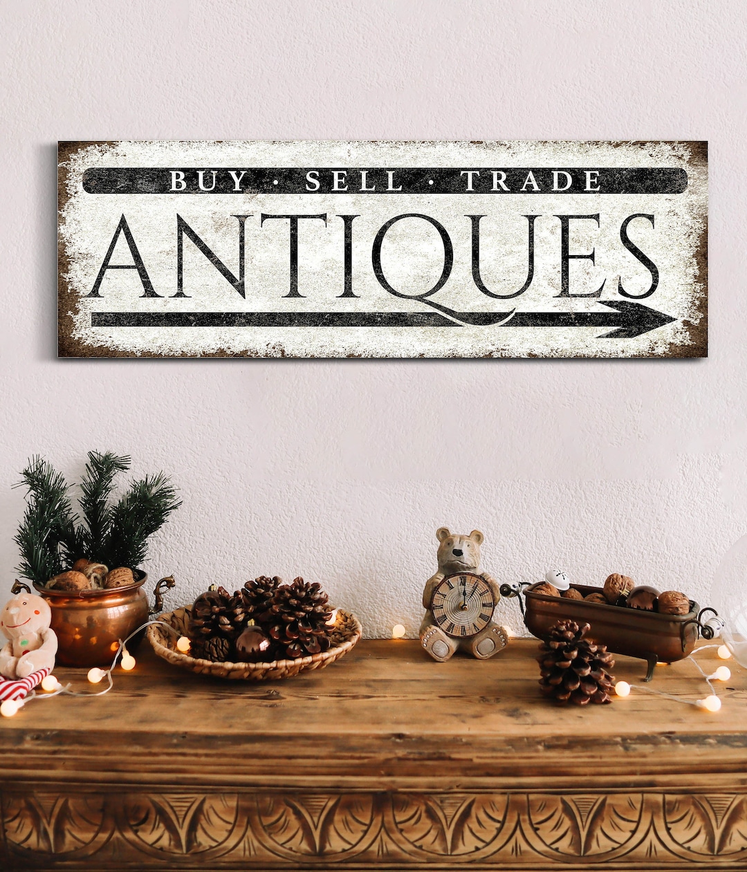 Antique Shop Sign, Buy Sell Trade Sign, Trade Market Sign, Market Decor ...