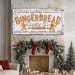 Personalized Gingerbread Cookie Co Sign, Custom Christmas Sign, Bakery ...