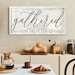 Personalized the Gathering Place Sign, Personalized Gather Wall Art ...