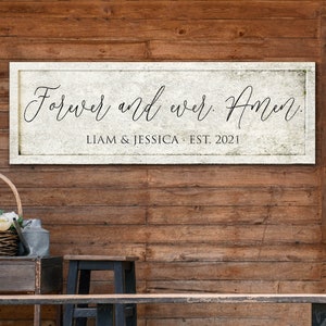 Custom Forever and Ever Sign, Bible Verse Sign Religious Text Decor ...