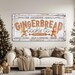 Personalized Gingerbread Cookie Co Sign, Custom Christmas Sign, Bakery ...