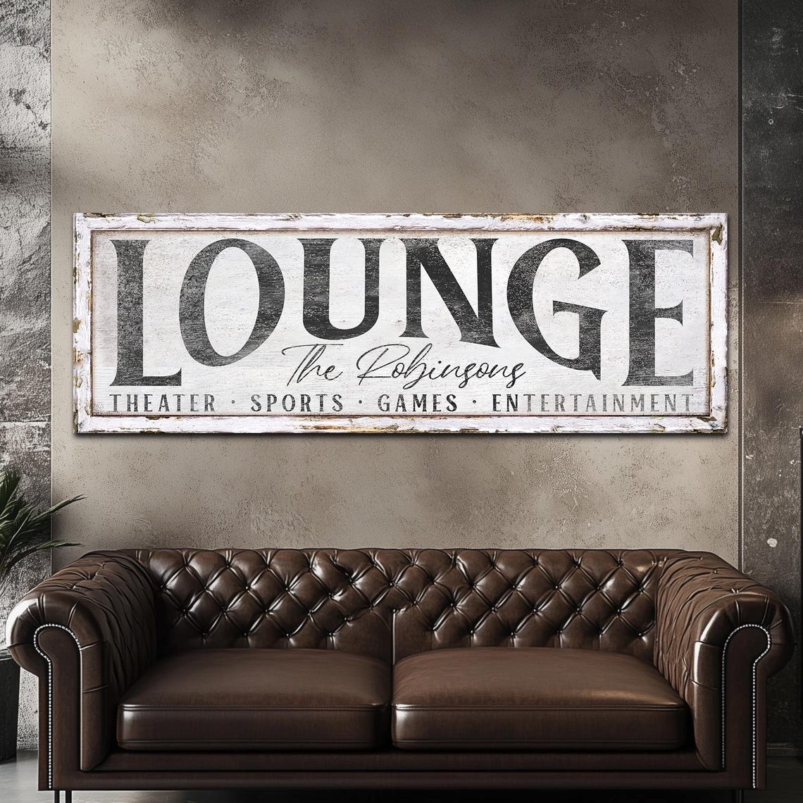 Personalized Lounge Sign, Family Name Sign, Custom Sign, Home Bar Signs ...