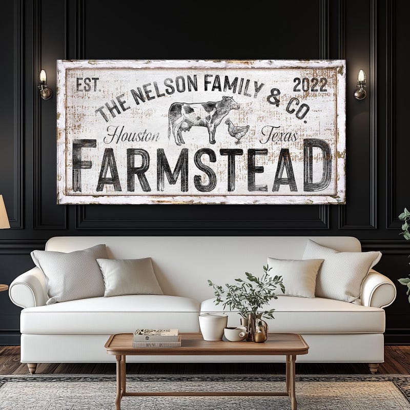 Large Vintage Sign - Etsy