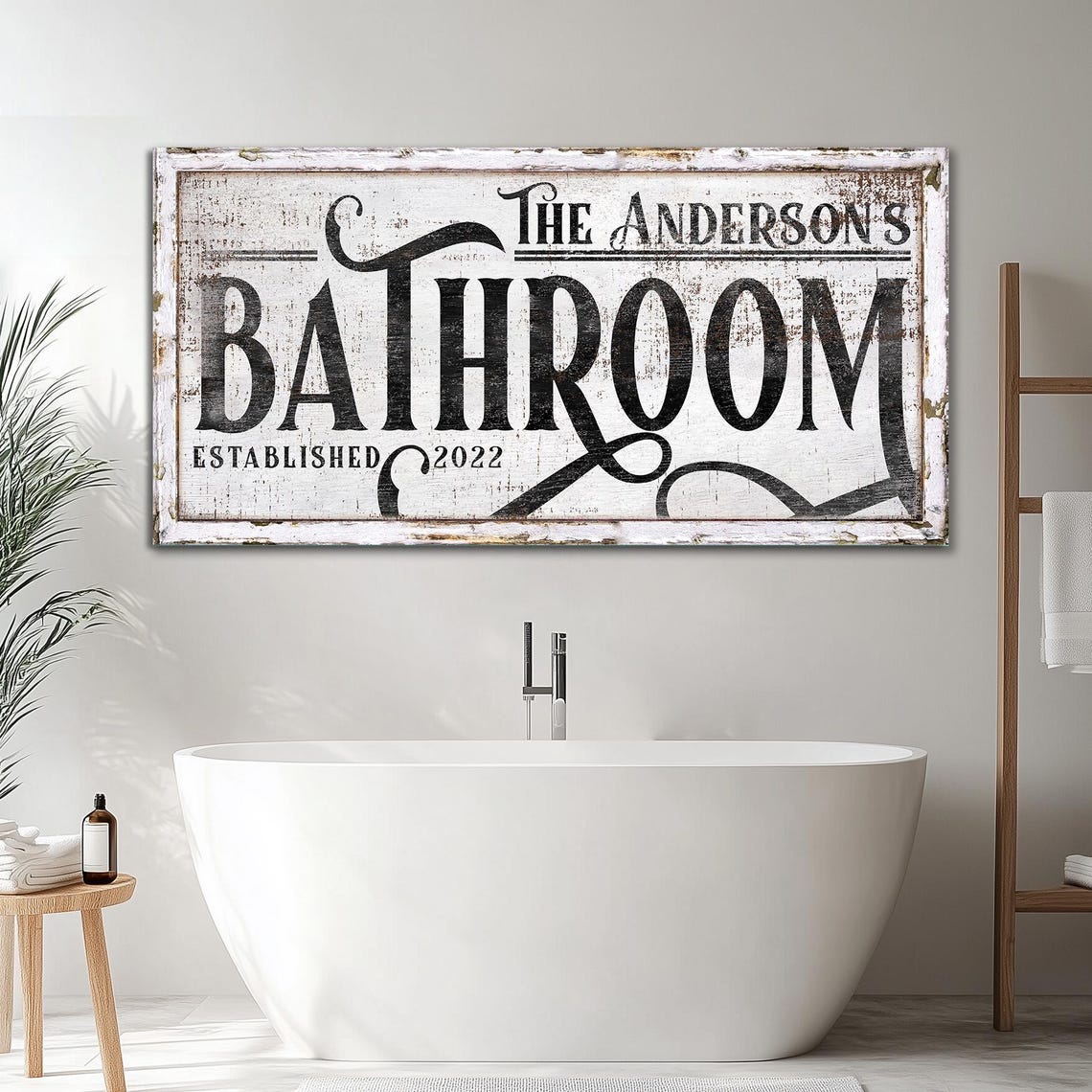 Rustic Signs For Bathroom