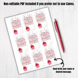 Printable Valentine's Day Treat for Someone Extra Sweet Gift Tag ...