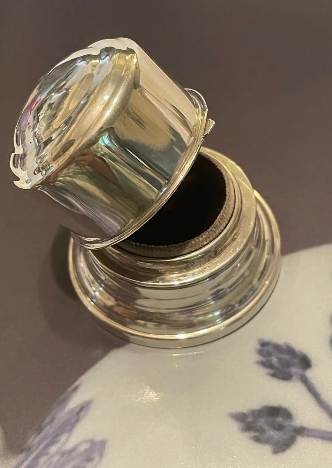 BIRKS Vintage Sterling Silver Ring Box - Etsy