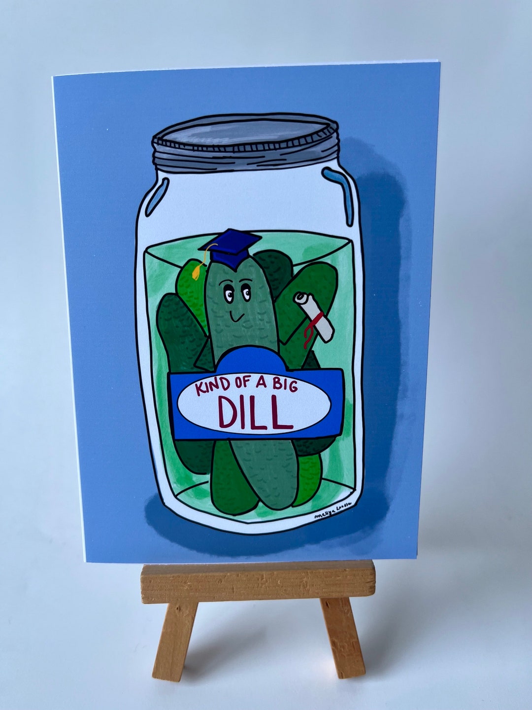 Pickle Graduation Card - Etsy