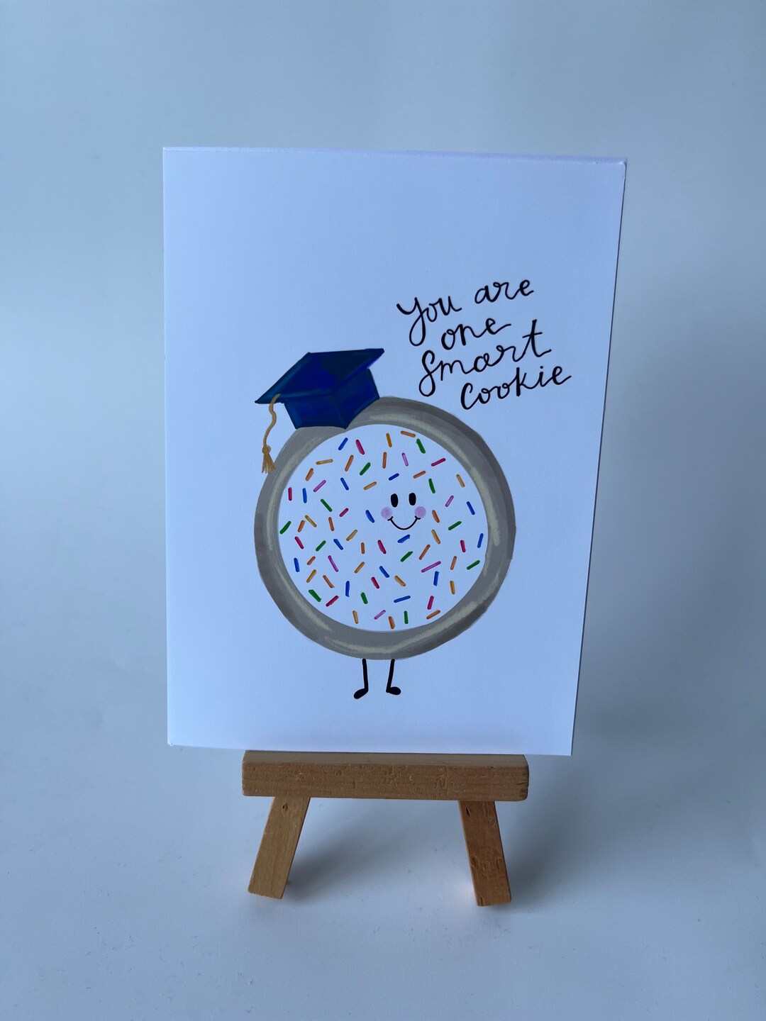 Graduation Cookie- Graduation Card - Etsy