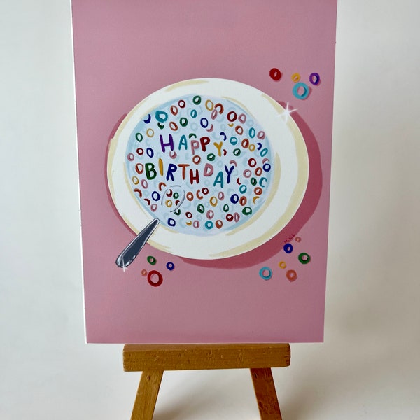 Cereal Card - Etsy UK