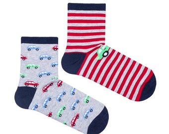 Racing Car Socks Kids Socks, Funny Socks, Cozy Socks, Casual, Fun ...