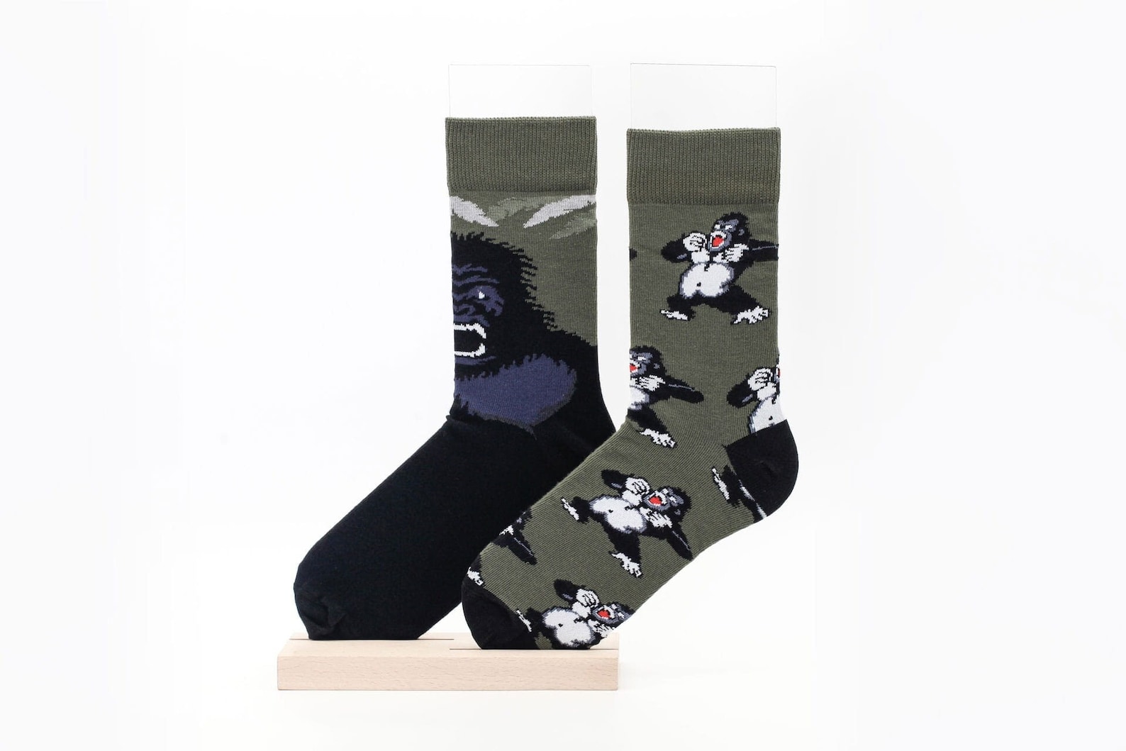 Gorilla Godzilla King Kong Unisex Socks, Funny Socks, Cozy Socks, Woman ...